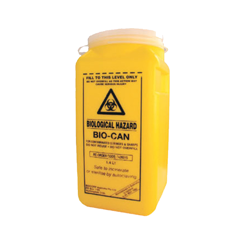 Sharps Rectangle Container 1.4L - Tradey's Browns Plains