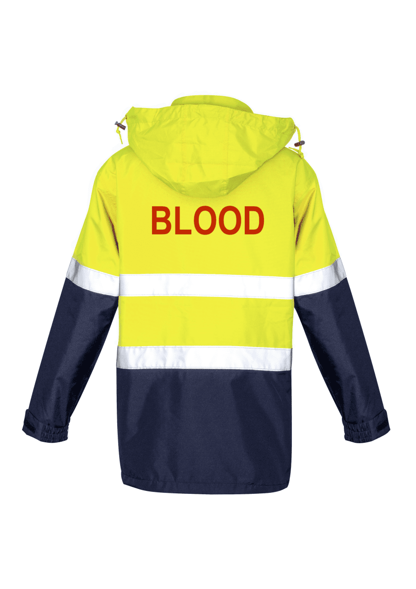 Blood Bikes Australia Ultralite Waterproof Jacket - Tradey's Browns Plains