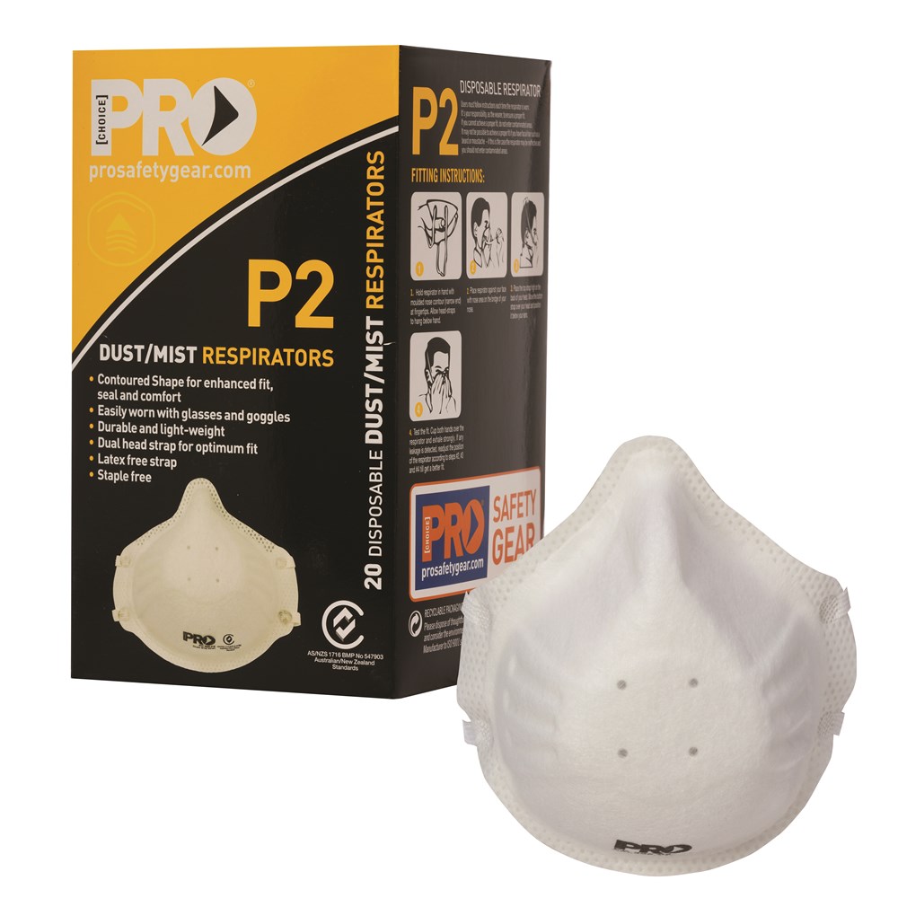 Pro Choice P2 Respirator - Tradey's Browns Plains