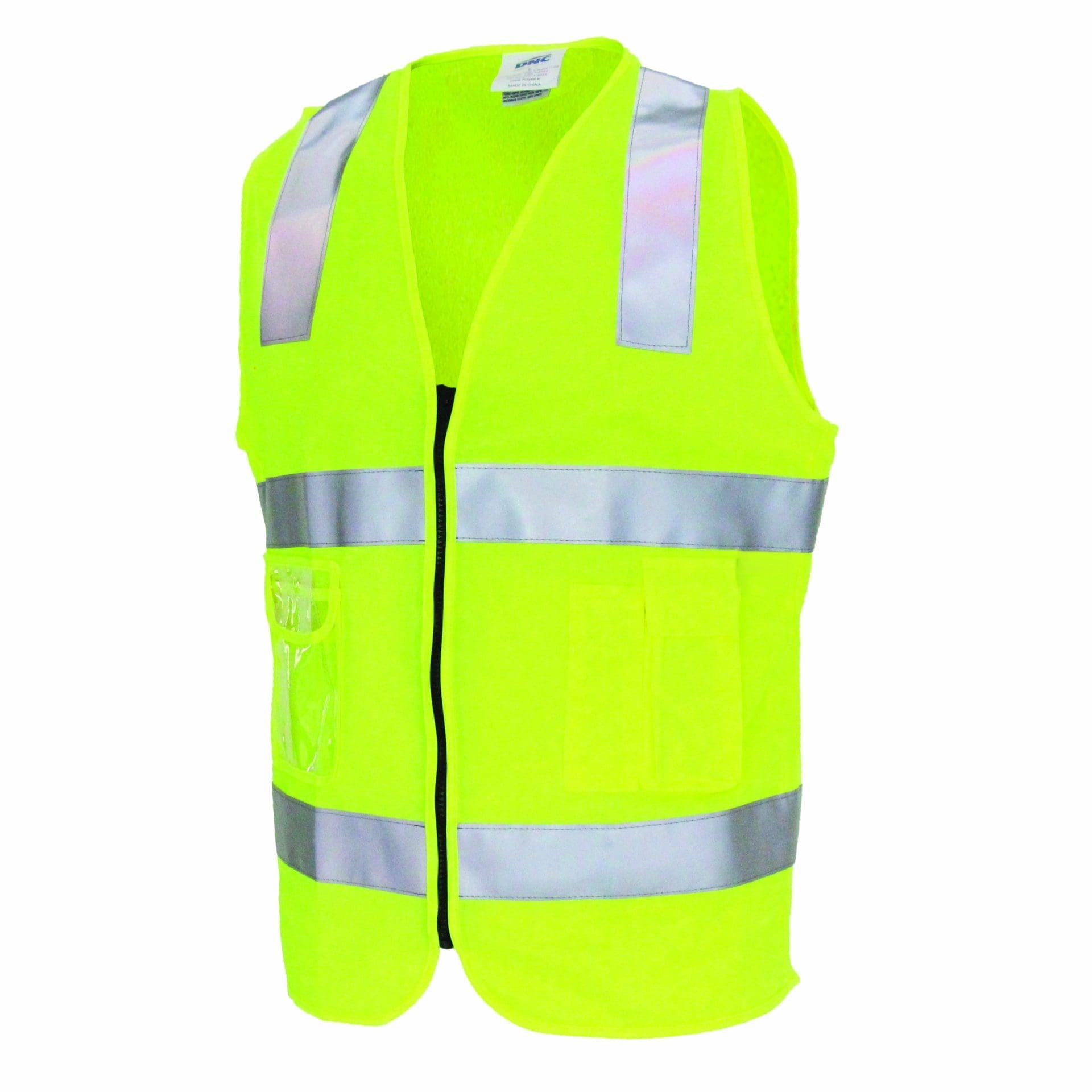 DNC Hi Vis Safety Vest with Reflective Tape - Tradey's Browns Plains